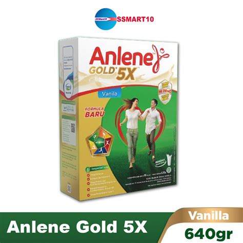 Anlene Gold 5x Vanilla Milk Box 600g Shopee Philippines