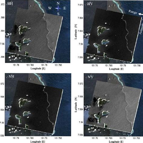 Radarsat 2 Fine Quad Polarization Mode Datasets Acquired Over The Download Scientific