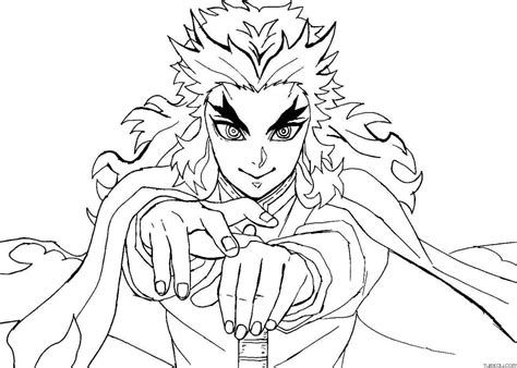 Update 85 Anime Coloring Pages Demon Slayer In Coedo Vn
