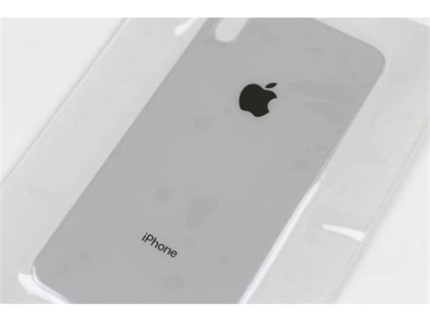 Заднее стекло корпуса iPhone XS Silver