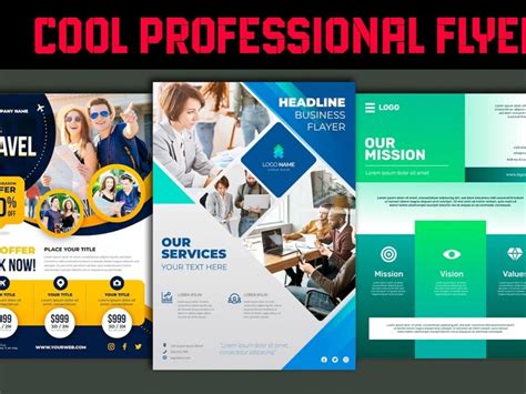 Eye Catching Professional Flyer Or Poster Leaflet In Less Than 24hr