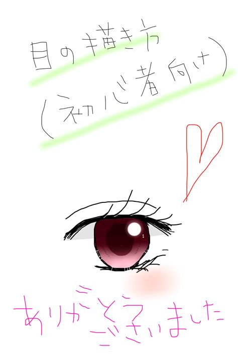 目の描き方 初心者向け ibisPaint