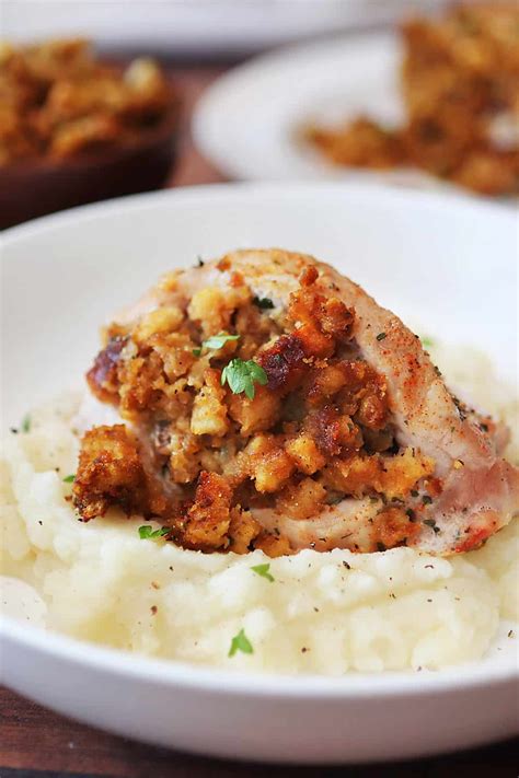 Baked Stuffed Pork Chops With Stove Top Stuffing Simply Happenings