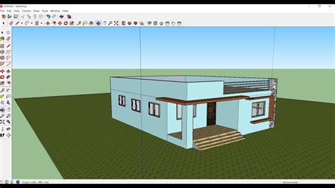 Tutorial Sketchup 2016 Create Modern House Model Youtube
