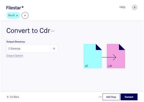 Filestar Convert Stl To Cdr