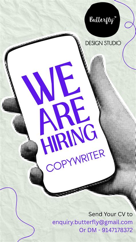 Were Hiring Copywriters Aastha Saraf