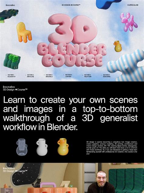 curriculum 3d blender course pdf 3 d computer graphics blender