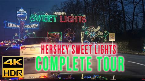 Hershey Sweet Lights 2023 Drive Thru Experience Hershey Pa 4k Hdr