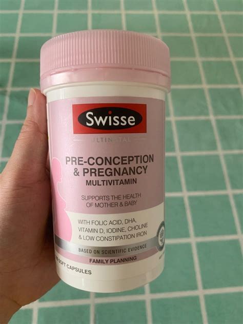 Swisse Pre Conception And Pregnancy Health And Nutrition Health Supplements Vitamins