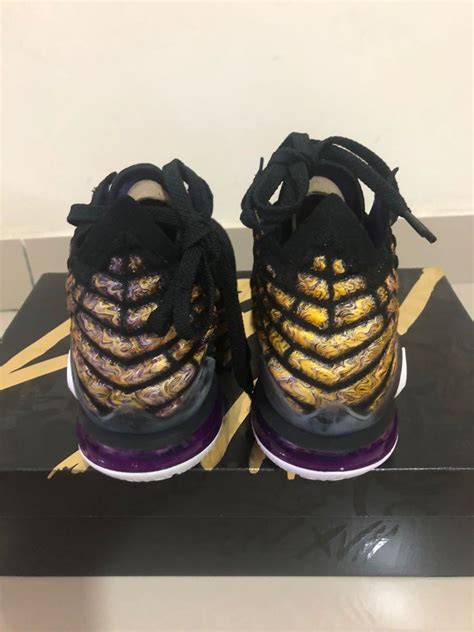 Nike Lebron Xvii Lakers Mens Fashion Footwear Sneakers On Carousell