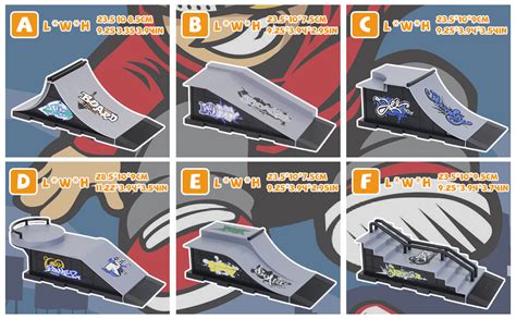 CS COSDDI Mini Finger Skateboards Ramp Accessories Set Fingerboard