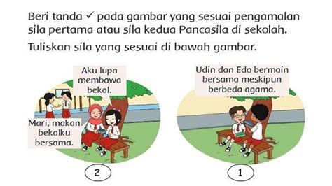 Kunci Jawaban Buku Tematik Tema 1 Kelas 2 SD Halaman 98 99 100 101