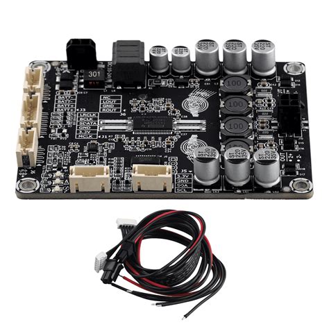 X W Ω Digital Input Class D Audio Amplifier Board Stereo Module DAC TAS for Home