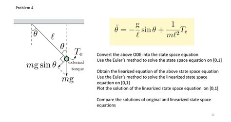 [solved] Problem 4 Theta G L Sin Theta 1 Ml 2
