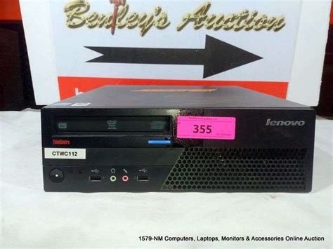 Lenovo Thinkcentre Core Duo Desktop Computer Missing Parts No Power Cord Bentley