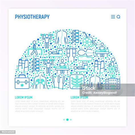 얇은 선 아이콘으로 30 원에 물리 치료 개념 재활 침술 마사지 체조 보행기 척추 X 선 목 발 휠체어입니다 벡터 일러스트 레이 션 웹 페이지 서식 파일 X 레이 장비에