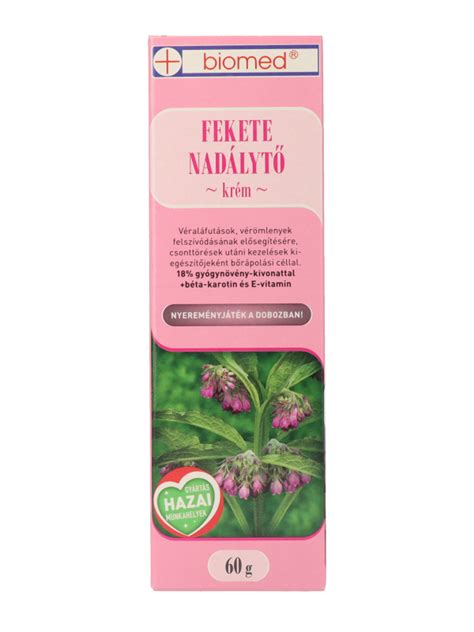 Biomed Fekete Nadálytő Krém 60 G