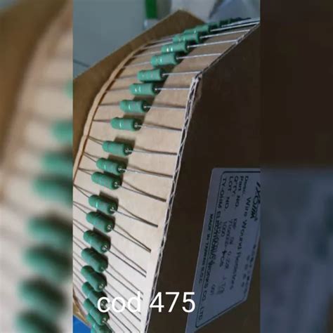 1000pç Caixa Fechada Resistor Fio 0r22 5w 5 475 Frete Grátis