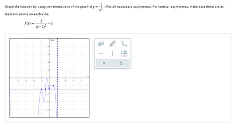 solved graph the function by using transformations of the