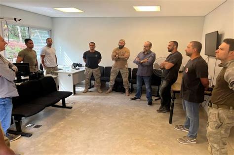 Gustavo Santana Visitando As Obras Da Nova Unidade Da CORE PCMG