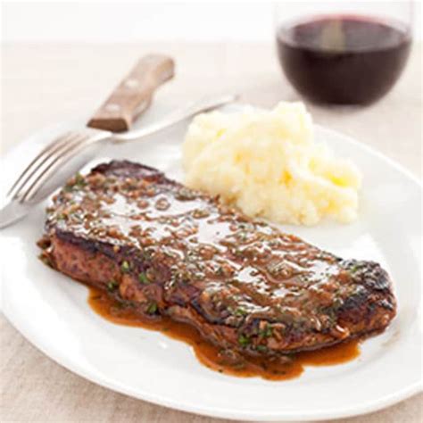 Pan Seared Steaks With Herb Sauce Cooks Illustrated