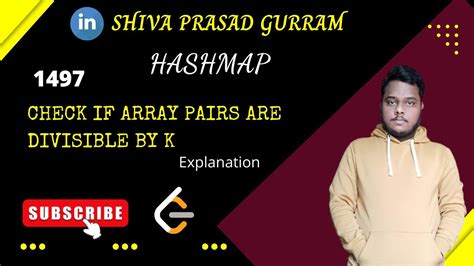 Lecture 2 Check If Array Pairs Are Divisible By K Explanation Spg Java Youtube