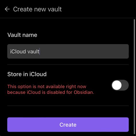 Icloud Disabled On Iphone Bug Graveyard Obsidian Forum