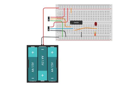 circuit design or gate 7432 tinkercad