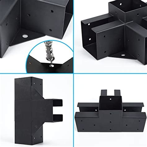 Erinaik 4 Way Right Angle Pergola Bracket Stainless Steel Pergola Diy