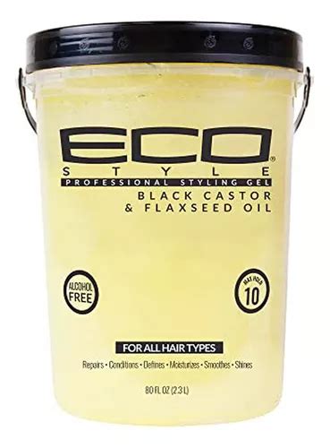 Gel Eco Style Ecoco Aceite De Ricino Negro Y Linaza 80 O Envío Gratis