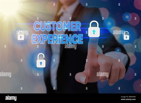 Writing Note Showing Customer Experience Business Concept For