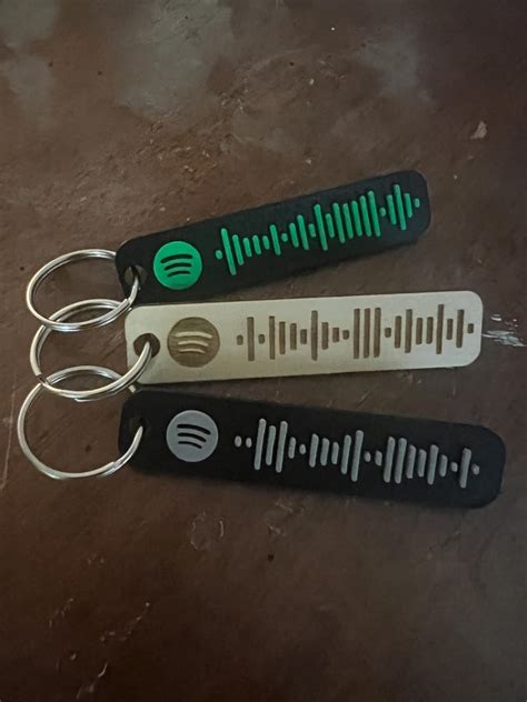 3d Printed And Laser Engraved Spotify Codes Because Your Love