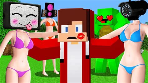 Why Everyone WANTS TO KISS JJ SAD LOVE STORY In Minecraft Maizen