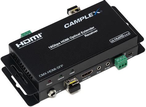 Camplex Cmx Hdmi Sfp Single Fiber Sfp 4k Hdmi 20 Extender With