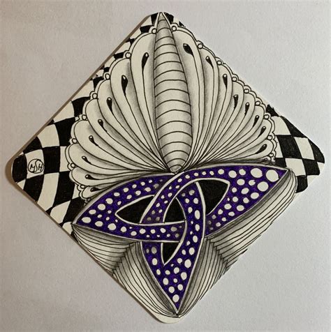 Pin En Zentangle