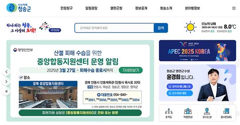 청송군청 홈페이지 바로가기 Csgokr