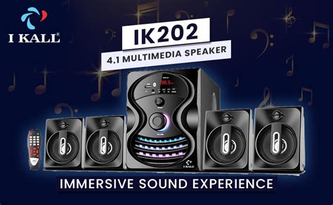 Ikall Ik Bluetooth Home Theater Multimedia Speaker System With Rbg