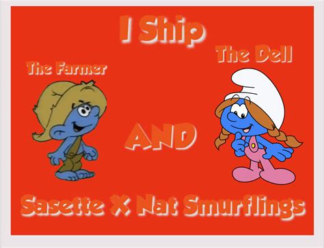 I Ship Sasette X Nat Smurflings By Xkrantz On Deviantart