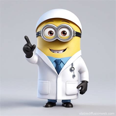 Healthcare Balance With Cute Minions Stable Diffusion Online