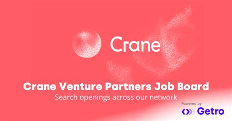 Jobs Crane Venture Partners Job Board