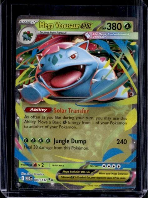 2025 Pokemon Mega Evolution Venusaur Ex Double Rare 003132 £075