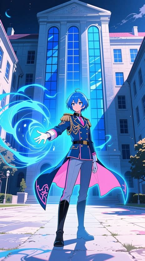 Free Blue Magic Summoner Image Anime Manga Illustration Download