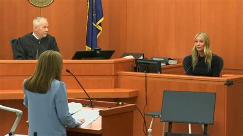 Gwyneth Paltrow Ski Collision Trial Actress Testifies In Own Defense