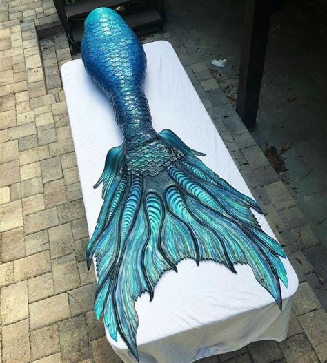 Pin By Brittney Abraham On Ashlyn Realistic Mermaid Tails Blue