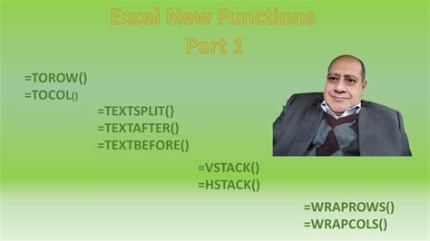 New Excel 365 Functions Part 1