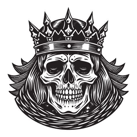 King Skull Crown Tattoo