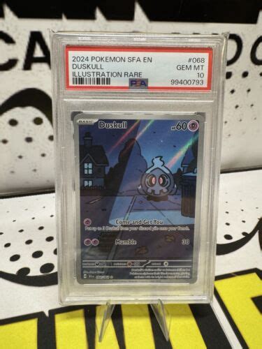 Pokemon Duskull 068064 Shrouded Fable Illustration Rare Alt Gem Mint
