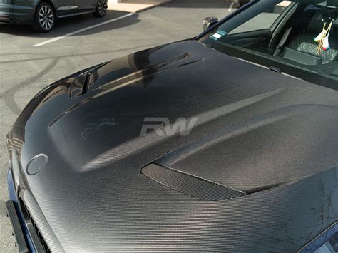 Bmw G30 5 Series 530e 530i 540i 550if90 M5 Cs Style Carbon Fiber Hood