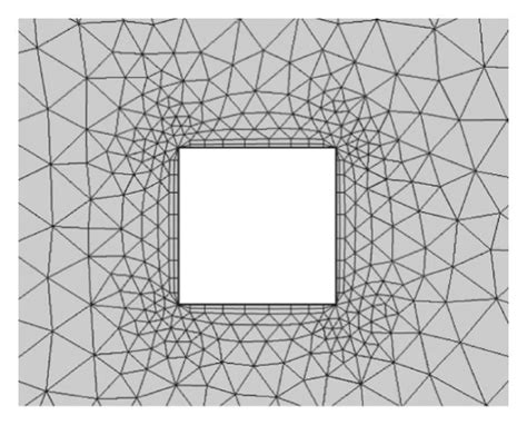 Complex Computational Grids At Coarse Level A Square B Hexagon