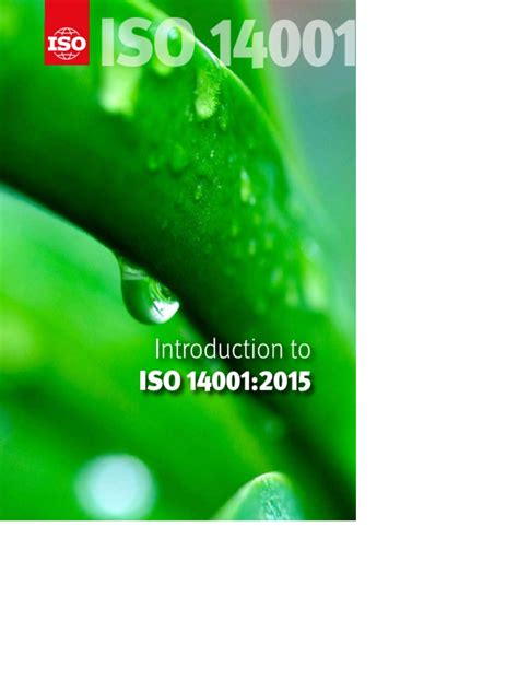 Introduction To Iso 14001 2015 Pdf